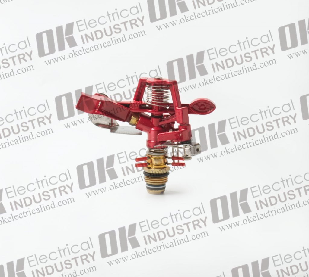 Agricultural Red Sprinkler 1/2" Aluminum with Trolley - PC - OK ...