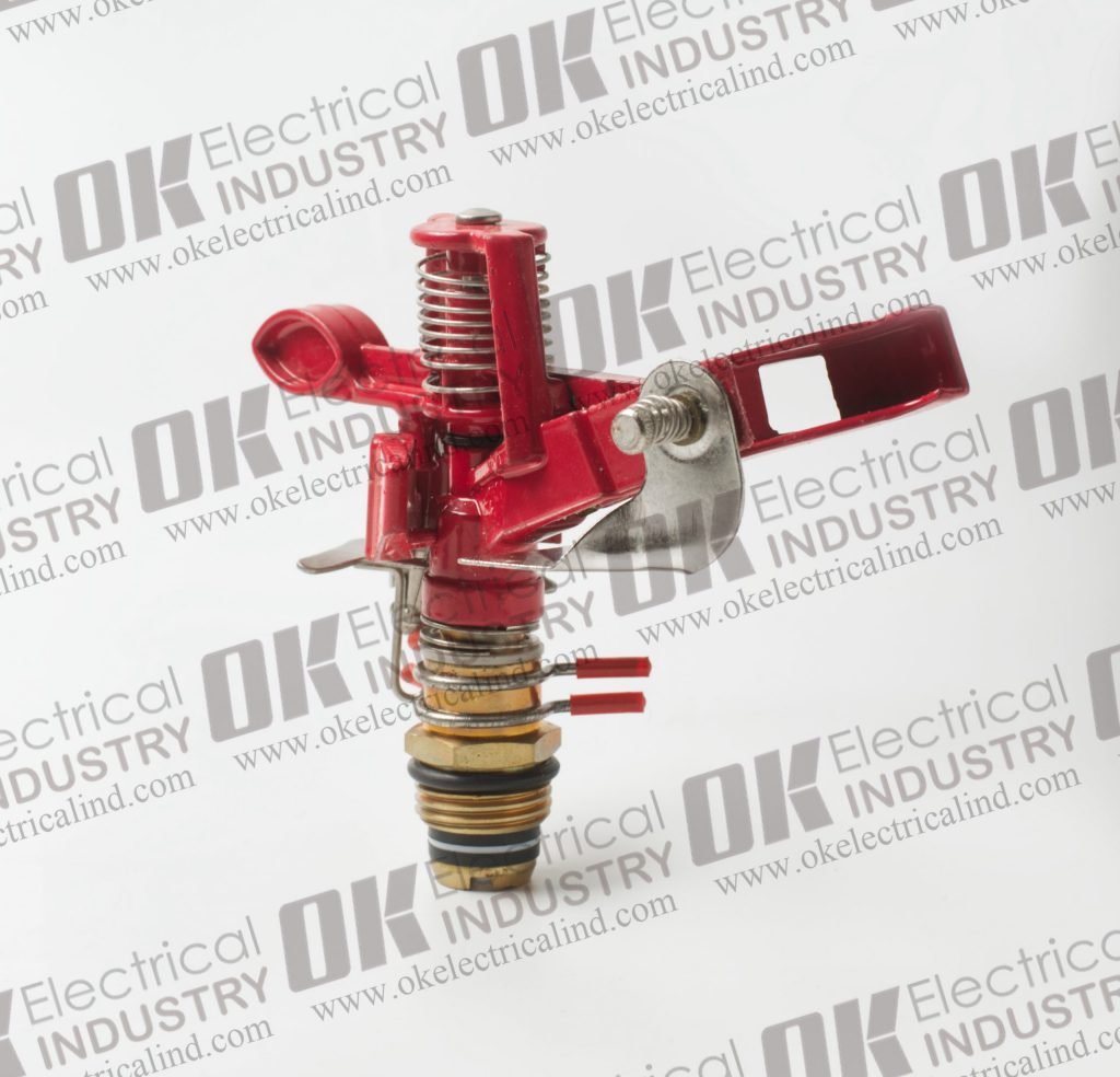 Agricultural Red Sprinkler 1/2" Aluminum with Trolley - PC - OK ...