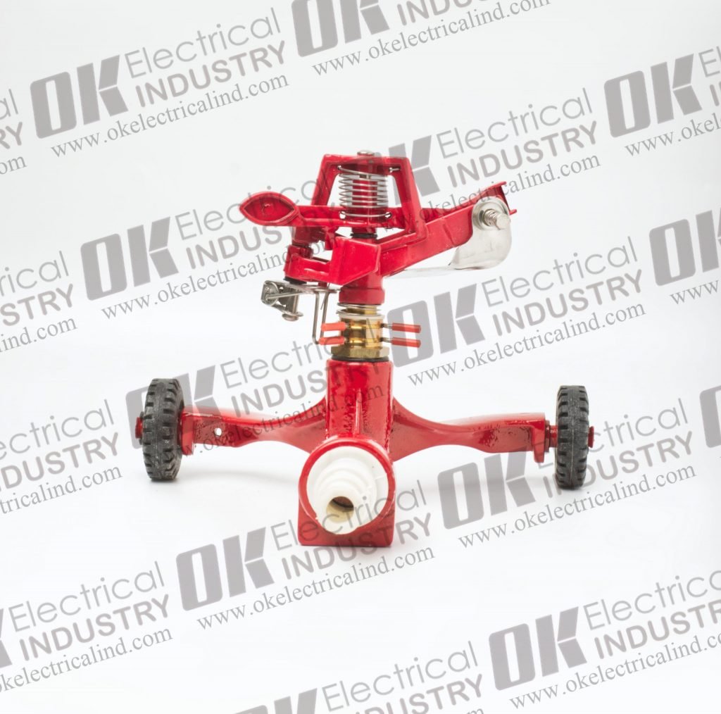 Agricultural Red Sprinkler 1/2" Aluminum with Trolley - PC - OK ...