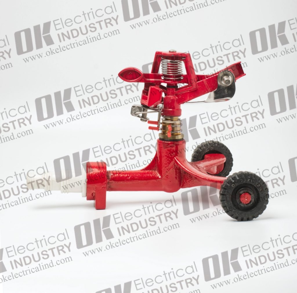 Agricultural Red Sprinkler 1/2" Aluminum with Trolley - PC - OK ...
